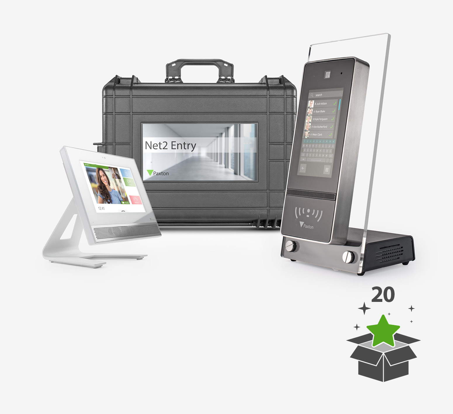 Entry - Touch panel, demonstration case | Paxton