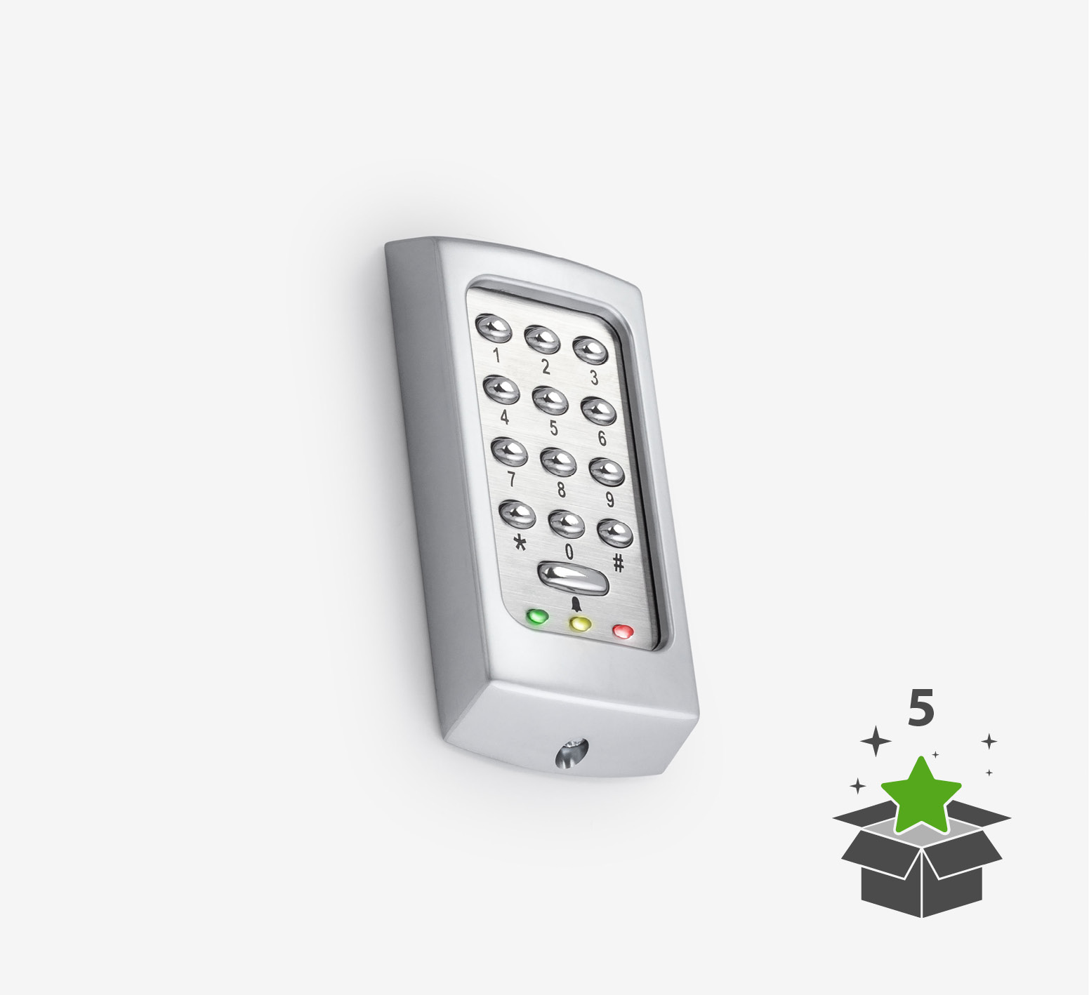Compact touchlock keypad - K50, stainless steel | Paxton